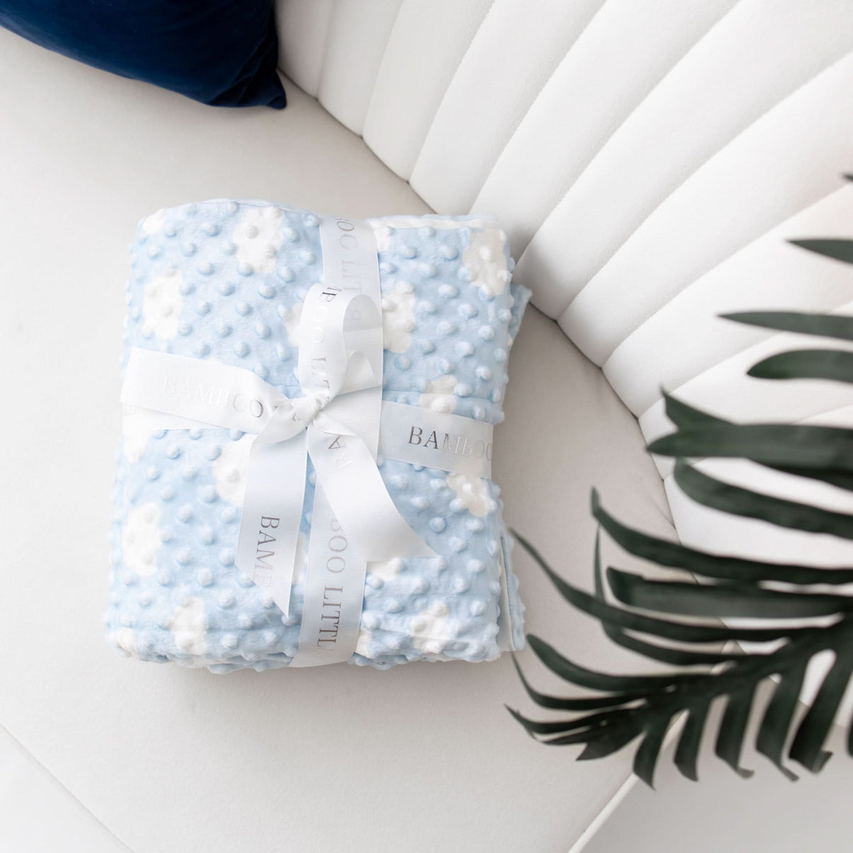 Blue Baby Blanket | BambooLittle – Bamboo Little